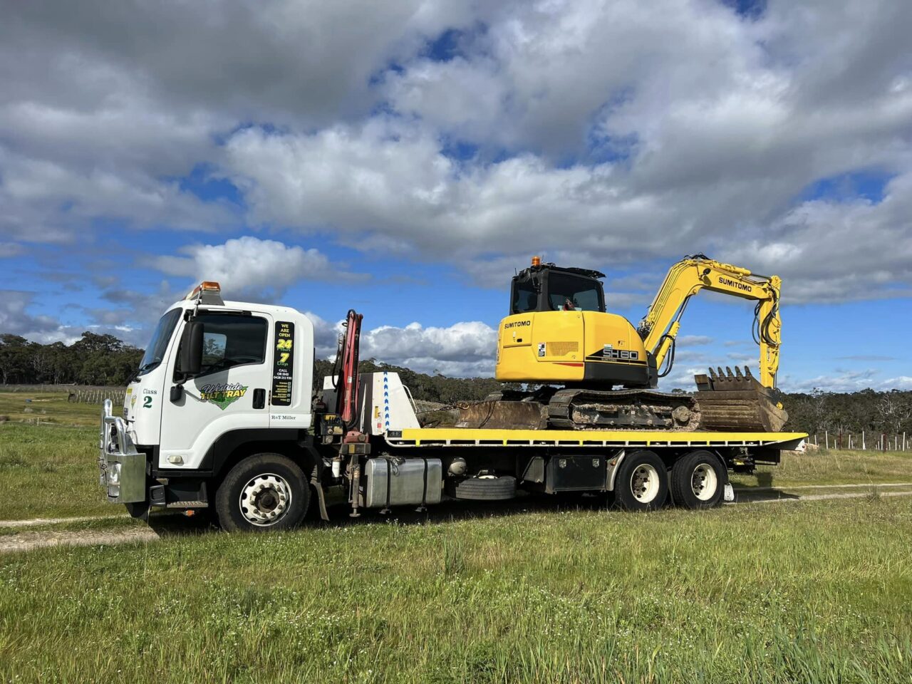 Heavy Machinery Transport | Westside Tilt Tray